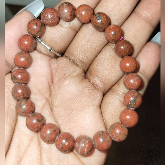 Accessories | Chicken Blood Stone Bead Bracelets | Poshmark